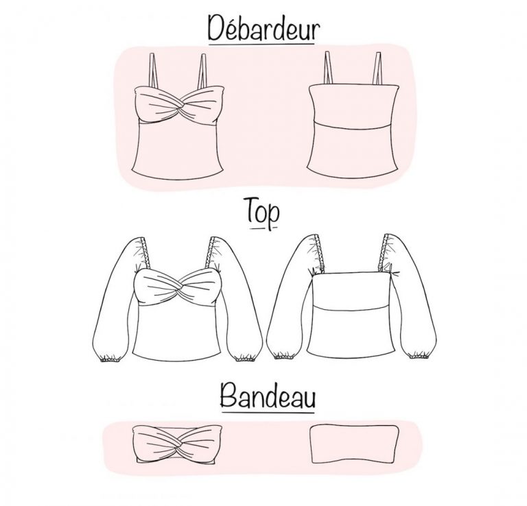 patron top Martina - Gaël and Sew
